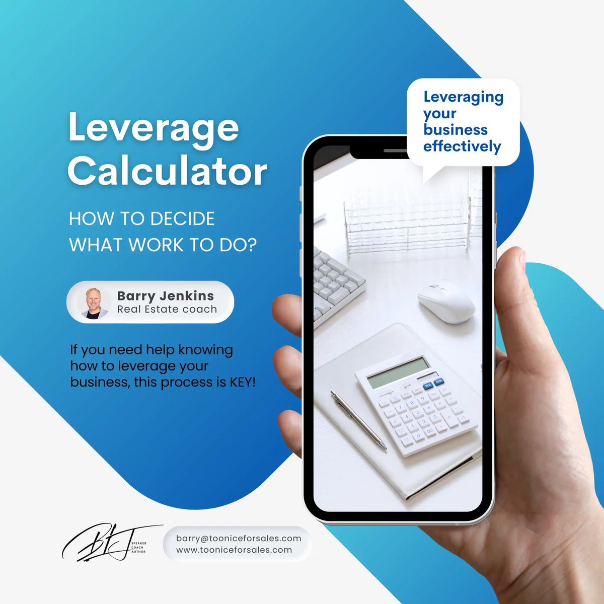 Leverage Calculator | Prioritizing Duties for Realtors – Too Nice for ...